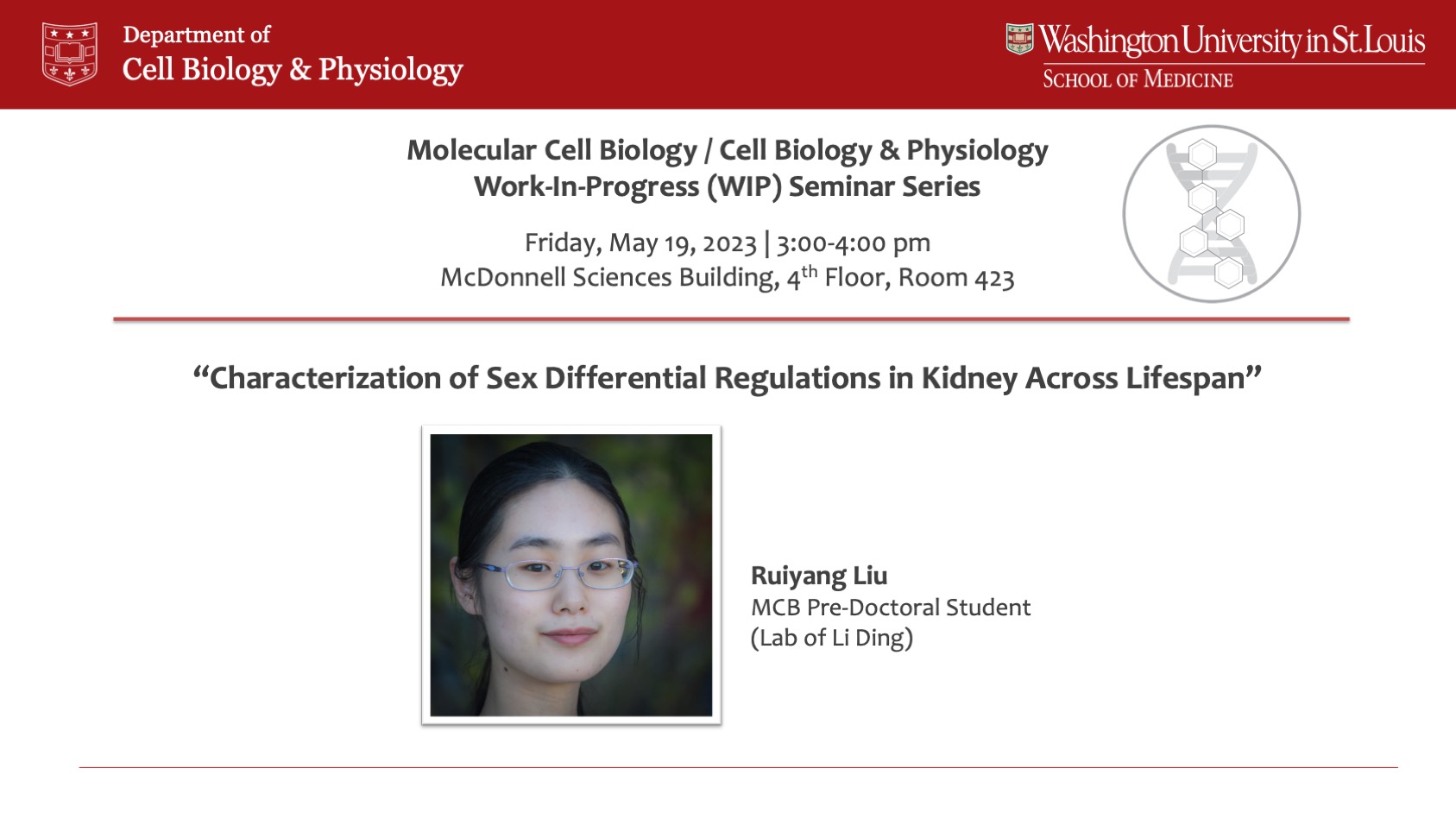 MCB/CBP Work-in-Progress (WIP) Series: Ruiyang Liu | Cell Biology ...